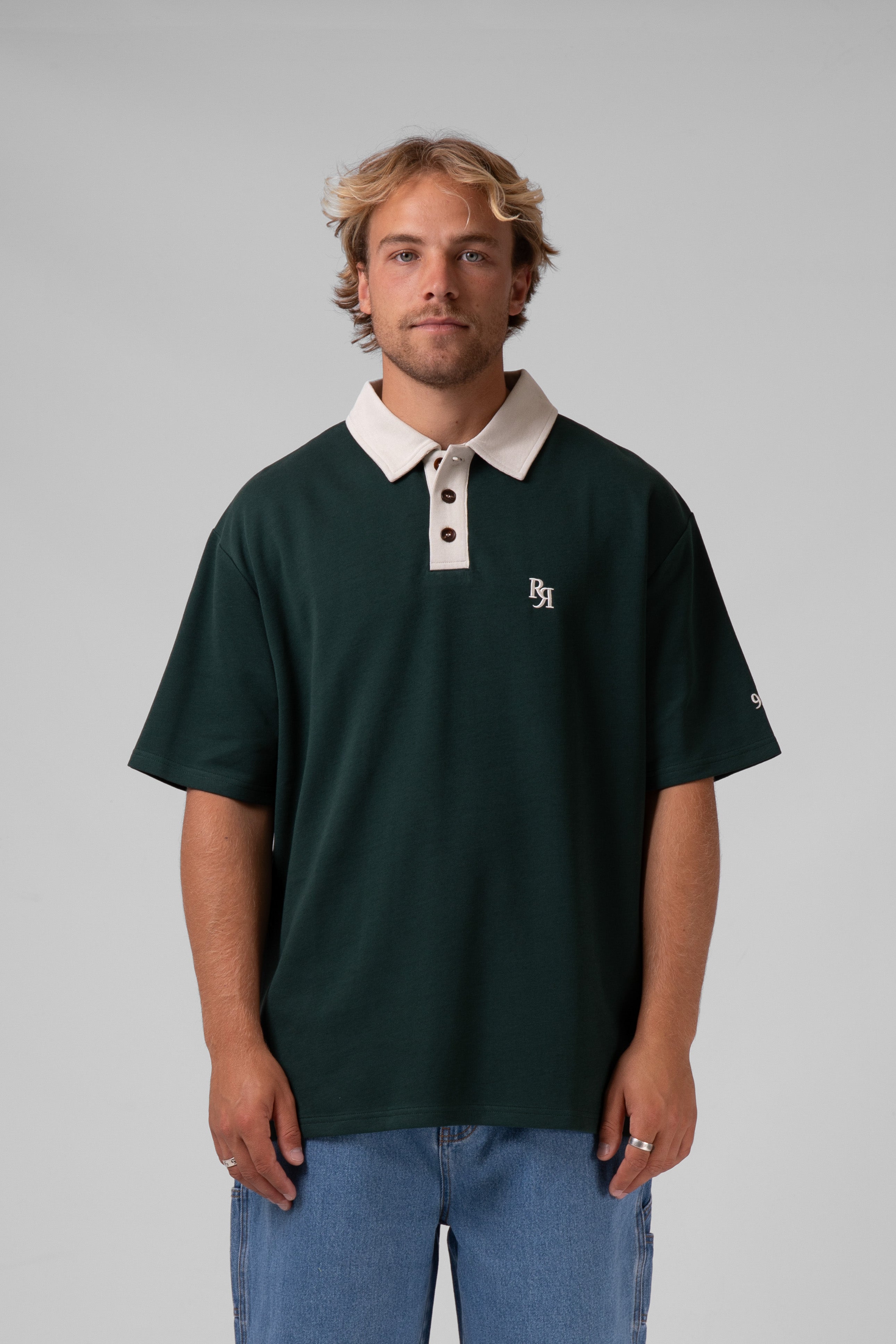 RPM Contrast Polo – Red Streetwear