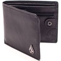 Volcom Single Stone Leather Wallet - Black – Red Streetwear